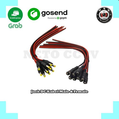 Jual Jack DC Kabel Male & Female Cable Connector CCTV DC Kabel Cowo ...