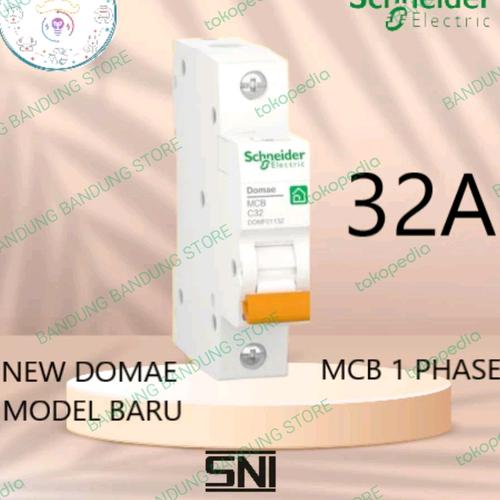 Jual SCHNEIDER MCB 32A 1P MERLIN GERIN MG DOMAE MCB 1P 32A 220V SCHNEIDER - Kota Bandung ...