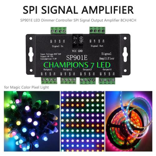 Jual LED SPI Signal Amplifier SP901E LED Pixel WS2812B WS2811 - Kota ...