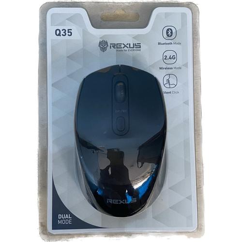 Jual Rexus Q35 Mouse Wireless Bluetooth Silent Click dual mode - Kota ...