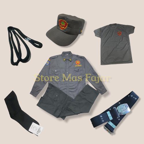 Jual Seragam Linmas Terbaru Baju Kerja Hansip Warna Abu-Abu 2023 ...