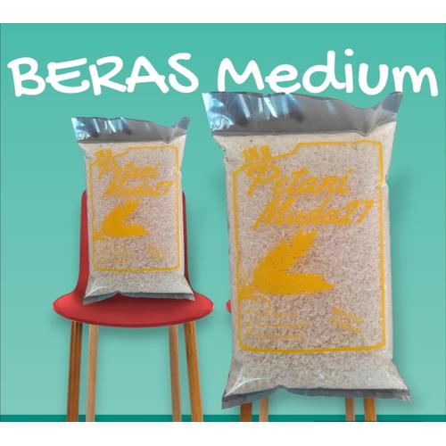 Jual Beras Medium 1 kg Cap Petani Muda27 - Kab. Mojokerto - Petani Muda27 | Tokopedia