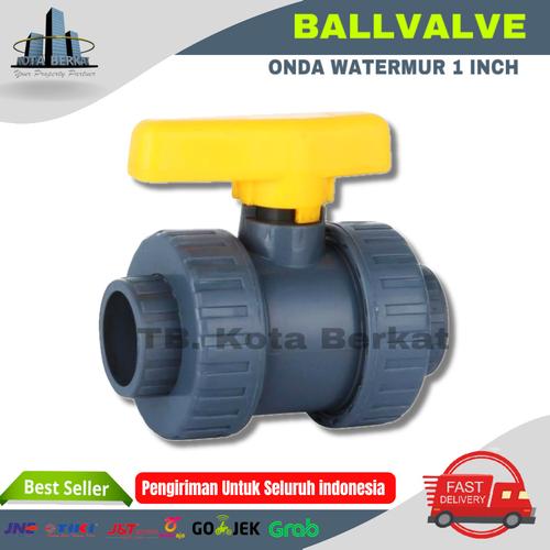 Jual BALL VALVE WATER MUR PVC ONDA 1" TRUE UNION - Kota Balikpapan - TB ...