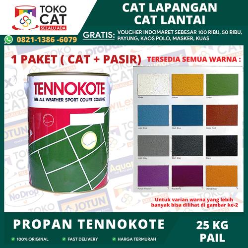Jual Cat Lapangan / Parkiran Propan Tennokote 5 Kg Galon Warna KHUSUS ...