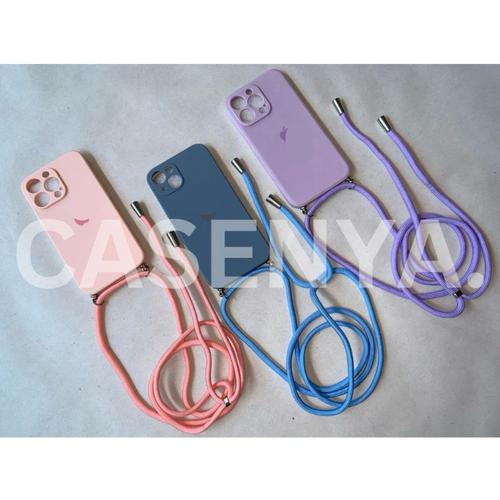Jual LANYARD SLING CASE WARNA LOGO IPHONE 15 PRO MAX 15 PLUS 14 13 TALI ...