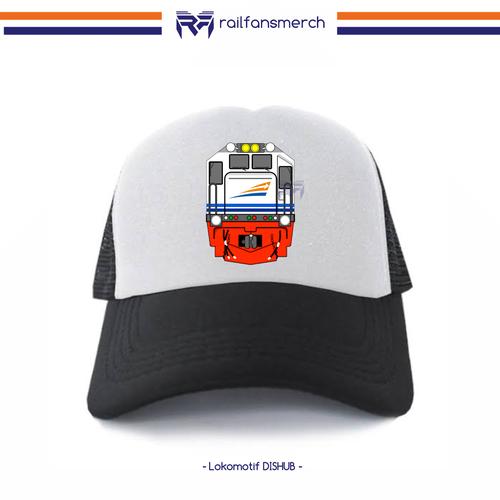 Jual Railfansmerch Topi Railfans Lokomotif kereta api CC201 Livery lama ...