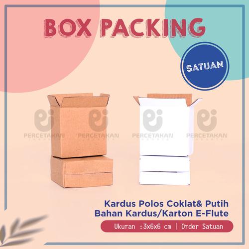 Jual BOX KARDUS Baru 3x6x6 cm DUS PACKING E-FLUTE|Kardus/Karton Box ...