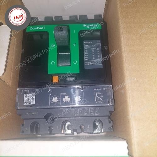 Jual SCHNEIDER MCCB NSX250H 100/220A MICROLOGIG 2.2M 70kA 3P - Jakarta ...