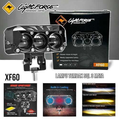 Jual Lampu Tembak Lightforce 3 Mata XF60 40W White Yellow - Jakarta ...