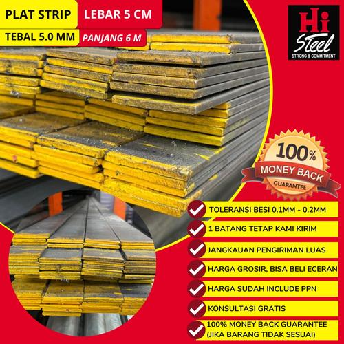 Jual Plat Strip 5mm x 5cm x 6m - Kab. Karawang - Hi Steel Karawang ...