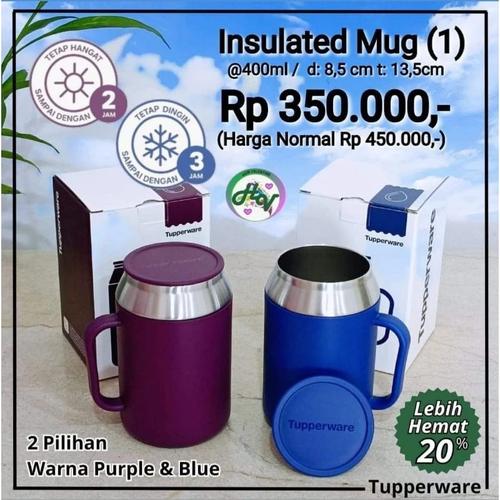 Jual tupperware insulated mug 1pcs gelas mug stainless - Jakarta Pusat ...