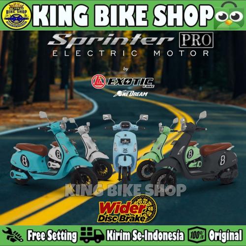 Jual Sepeda Motor Listrik SPRINTER PRO 1200 Watt Electric E Bike New ...