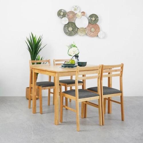 Jual MEJA MAKAN MINIMALIS 1 SET FULL KAYU SOLID / KAYU ASLI By INFORMA ...