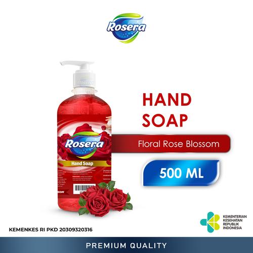 Promo Rosera Hand Soap 500 ML Pump Sabun Cuci Tangan Rose Blossom ...