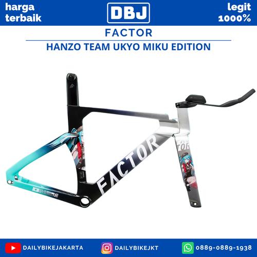 Jual FRAMESET SEPEDA ROADBIKE FACTOR HANZO TEAM UKYO MIKU EDITION TT ...