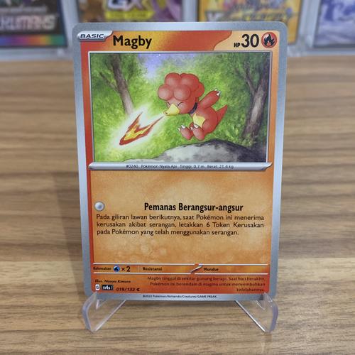 Jual Pokemon TCG Indonesia Sv4s Magby - Kab. Bekasi - Varian S | Tokopedia