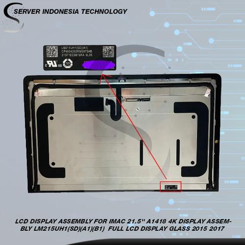 Jual LCD DISPLAY ASSEMBLY FOR IMAC 21.5'' A1418 4K DISPLAY ASSEMBLY ...
