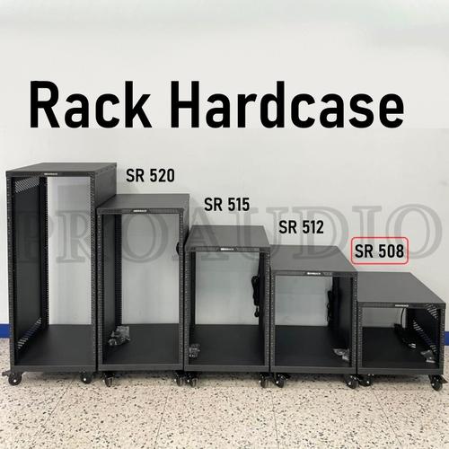 Jual SR508 Rack Audio Sound System Indorack Hardcase 8u / Sound Rak ...