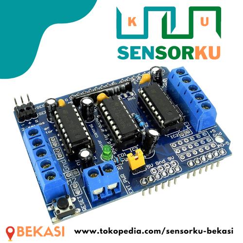 Jual Arduino Motor Driver Shield L293D H-Bridge Motor DC & Stepper ...
