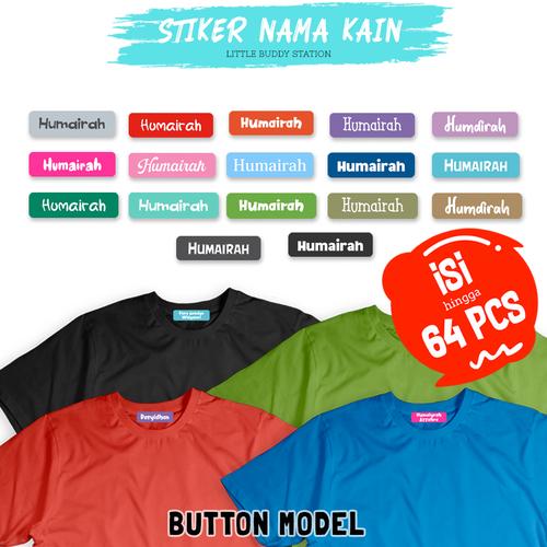 Jual Stiker Label Nama Baju Kain Setrika Custom Anak Model BUTTON ...