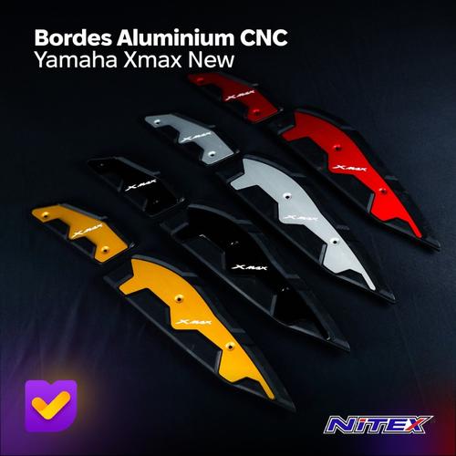 Jual Bordes Pijakan Alumunium CNC Yamaha Xmax 2023 - Kuning - Jakarta ...