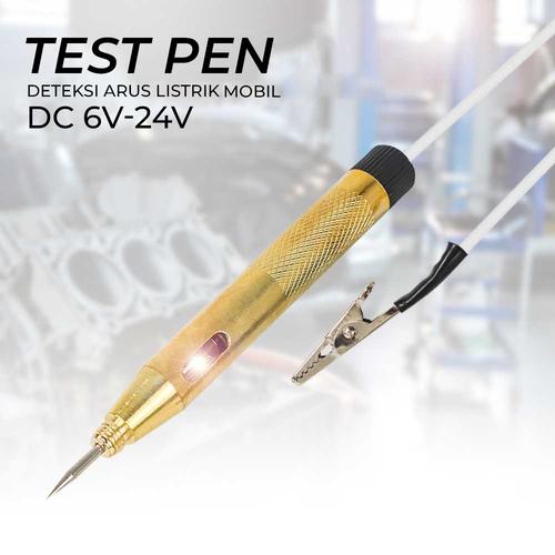 Jual Tespen Listrik Test Pen Deteksi Arus Car Circuit Tester DC 6 - 24V ...