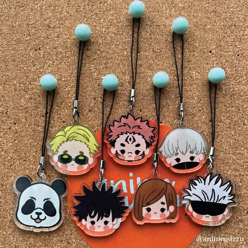 Jual MINI PHONE STRAP - BAG CHARM JUJUTSU KAISEN JJK - GOJO SATORU ...