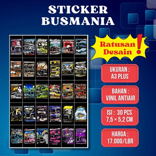 Jual sticker busmania - Kota Tegal - Niat Baik Indonesia | Tokopedia