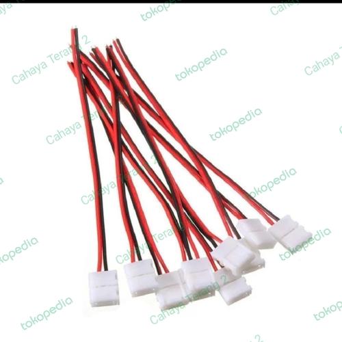 Jual Kabel konektor led strip 2pin 2835/3528 Soket Sambungan LED Strip ...