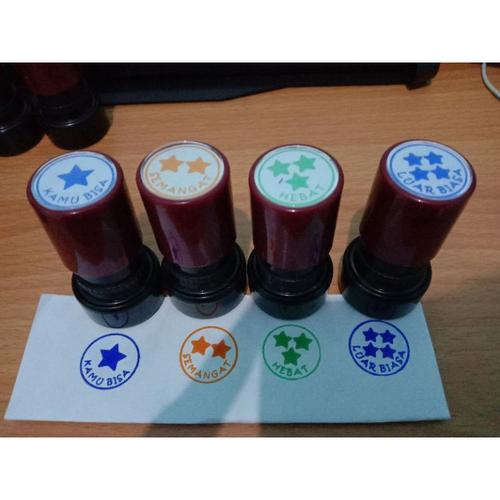 Jual Stempel Reward Anak, Stempel Penilaian Paud/TK, Stempel Flash ...