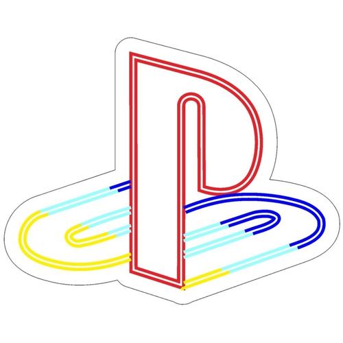 Jual Lampu LED Neon Text logo PS (Play Station) pesanan kak Daniel ...
