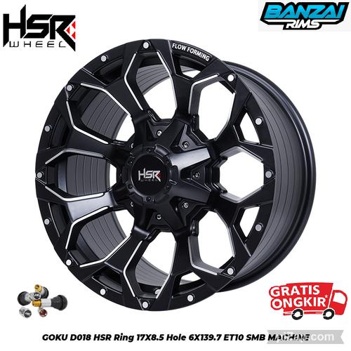 Jual Velg Mobil Ring 17 HSR GOKU Untuk Fortuner Hilux Double Cabin ...