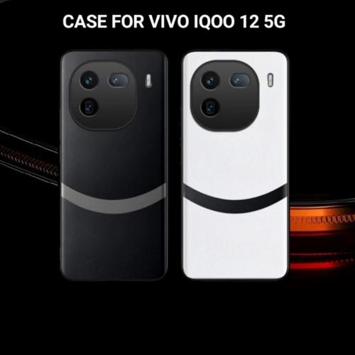 Jual Case Vivo IQOO 12 5G Premium PU Leather Slim Cover Soft Casing ...