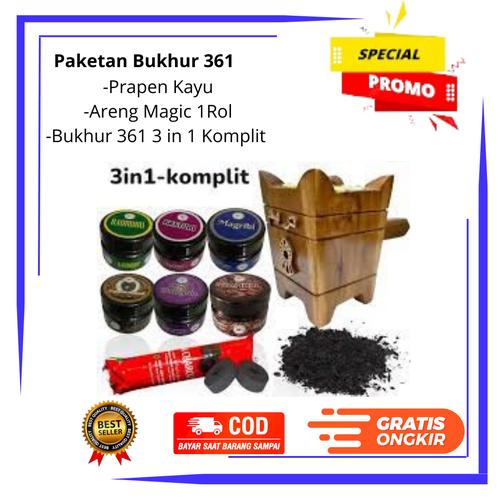 Jual Mabkhara Kayu Mini + Buhur GAHRU 361 + Arang Magic 1 bungkus ...