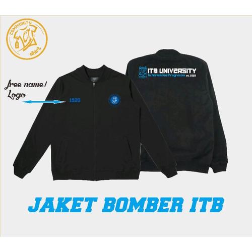 Jual Jaket ITB Bandung Bomber Jacket Premium Institut Teknologi Bandung ...