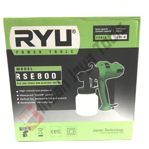 Jual Ryu Rse800 Spray Gun Elektrik 450 Watt Electric Paint Zoom Rse 800 ...