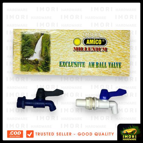 Jual AMICO Kran Tembok PVC 1/2 3/4" Keran Air Taman - 3/4" - Kota ...