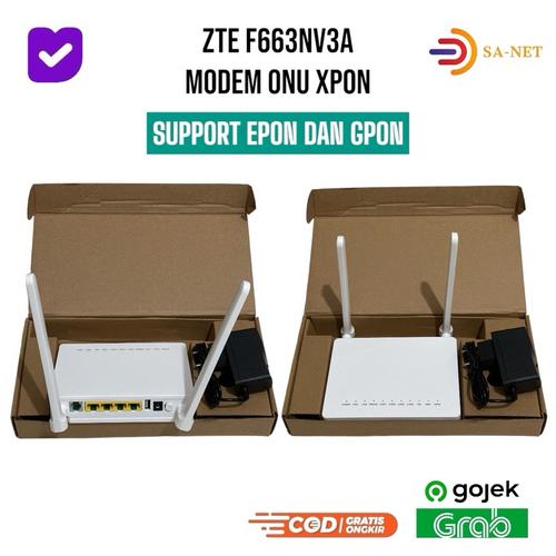 Jual 𝑩𝒂𝒓𝒂𝒏𝒈 𝒃𝒂𝒓𝒖!!! ZTE F663 ONU XPON [ EPON GPON ] MODEM ZTE F66 ...