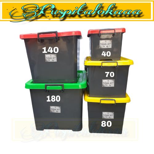 Jual CONTAINER BOX PLASTIK CARBON AKAKO | BOX SILVER HONGTA RODA - box ...