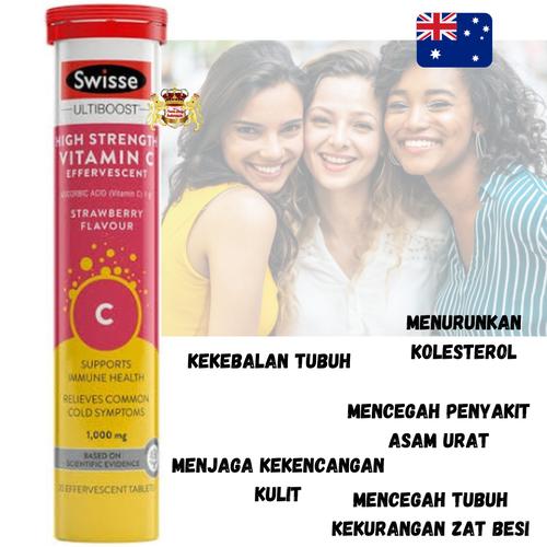 Jual swisse vitamin c effervescent tablets 1 tabung 20 tablets - Kota ...