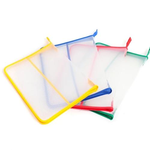 Jual MAP ZIPPER RESLETING JALA PLASTIK UKURAN FOLIO - Biru - Jakarta ...