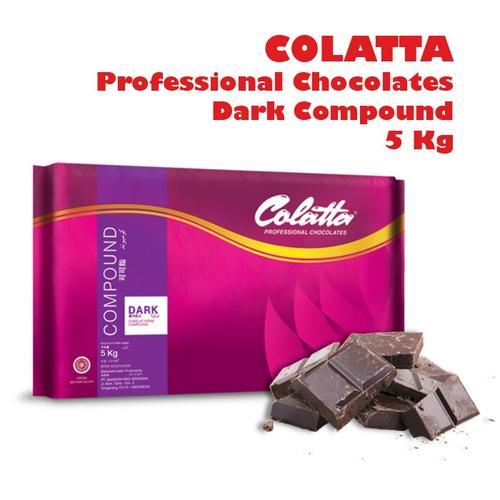Jual COLATTA Dark & White Compound / Cokelat Compound Batang - dark 1kg ...
