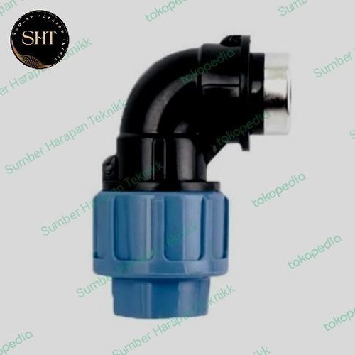 Jual Fitting HDPE Female Thread Elbow 32mm x 1"Inch - Jakarta Barat ...