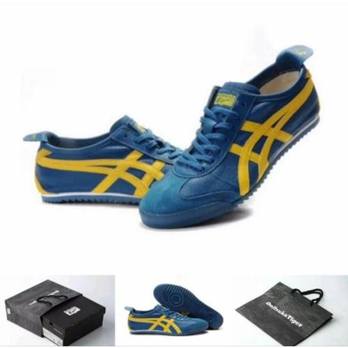 Jual ONITSUKA TIGER DELUXE NIPPON MADE / BLUE YELLOW - 45 - Jakarta ...