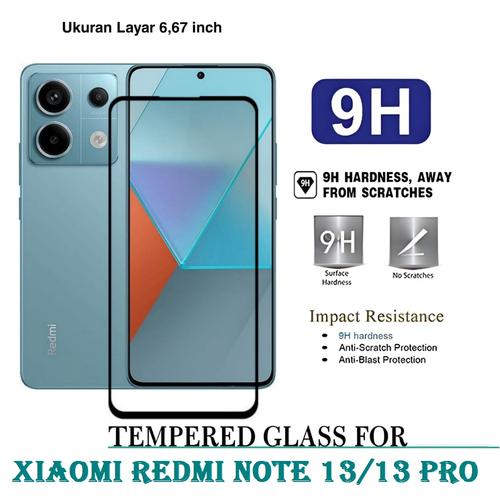 Jual Tempered Glass Redmi Note 13 Screen Guard Anti Gores Kaca Full ...