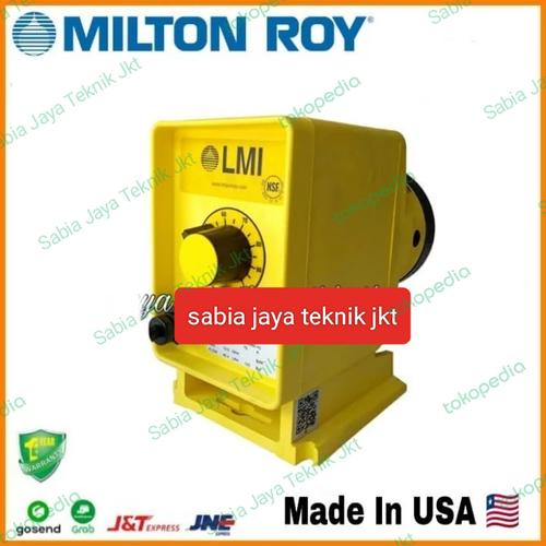 Jual Dosing Pump LMI Milton Roy P053-398TI Metering Chemical Pump ex ...