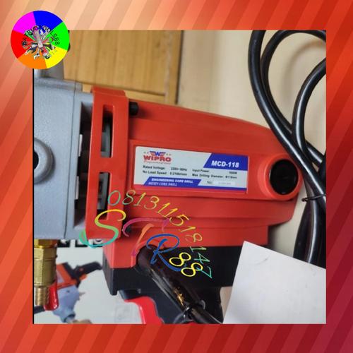 Jual Mesin Bor Coring Beton MCD 118 WIPRO Diamond Core Drill 118 WIPRO ...