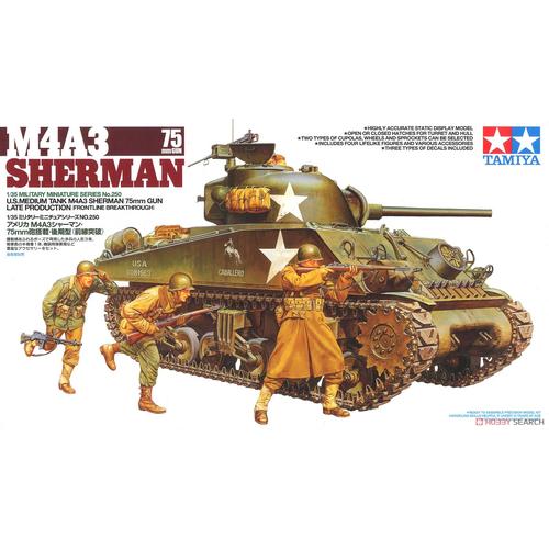 Jual Tamiya 35250 1/35 US Medium Tank M4A3 Sherman 75mm Gun Late ...