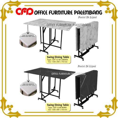 Jual meja lipat kea panel SDR 12-80 meja makan folding table meja cafe ...