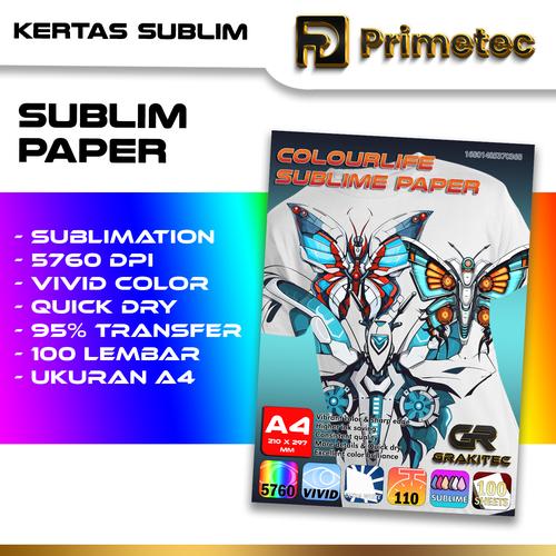 Jual Kertas Sablon Sublim Transfer - Sublime Paper A4 100 Lembar ...